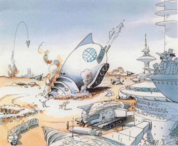 Fascinating Automobile Illustrations by Stan Mott | Amusing Planet